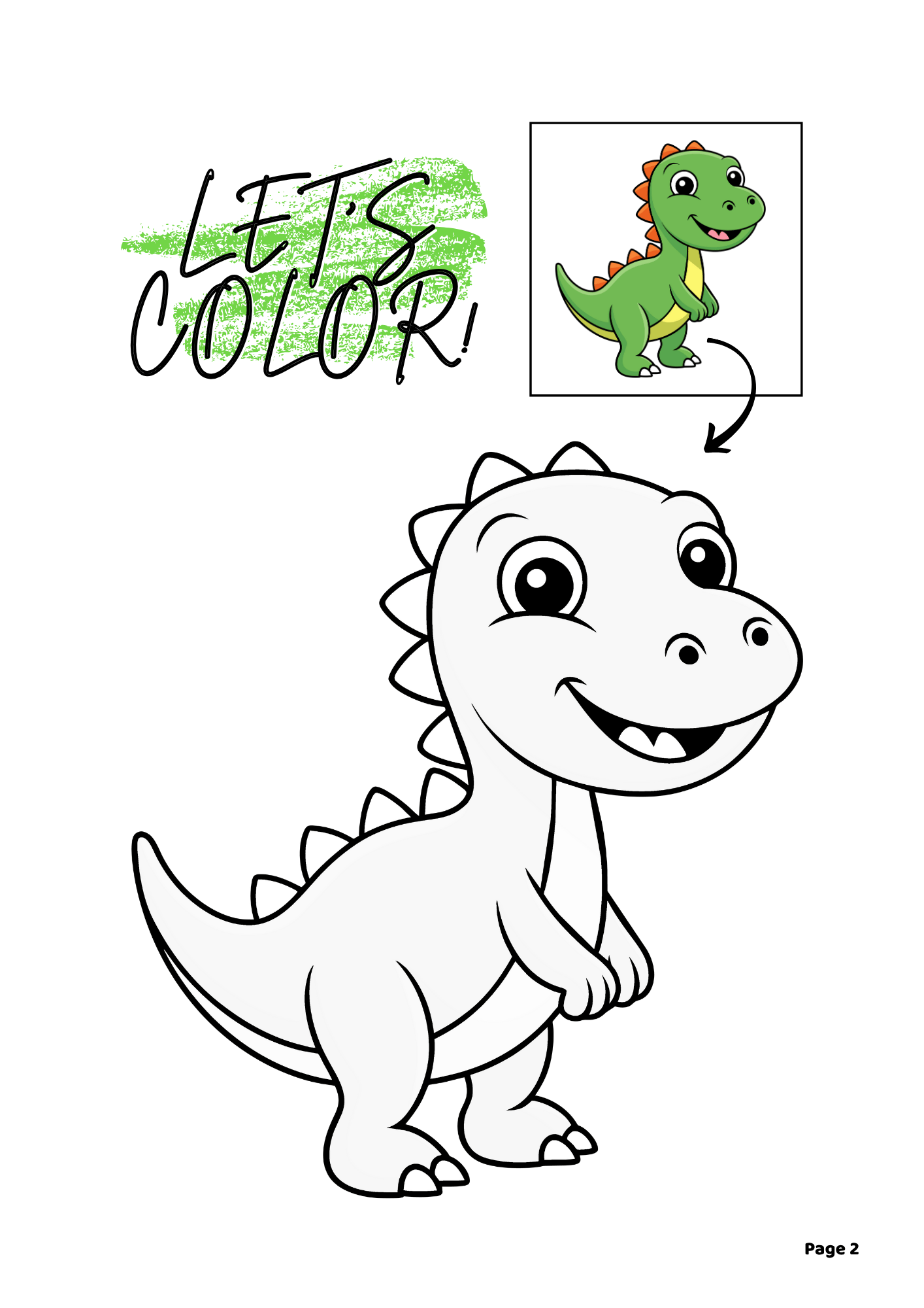 Dinosaur World Activity Book — Coloring, Matching & Counting for Kids ...