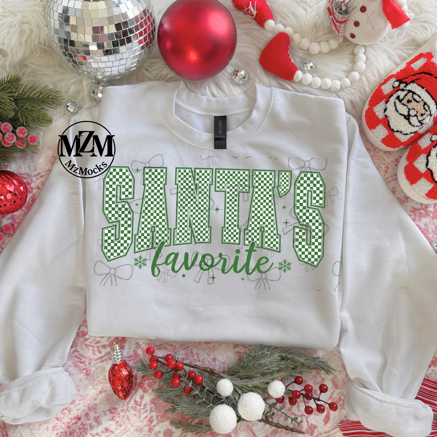 Santa’s favorite green checkered - Payhip