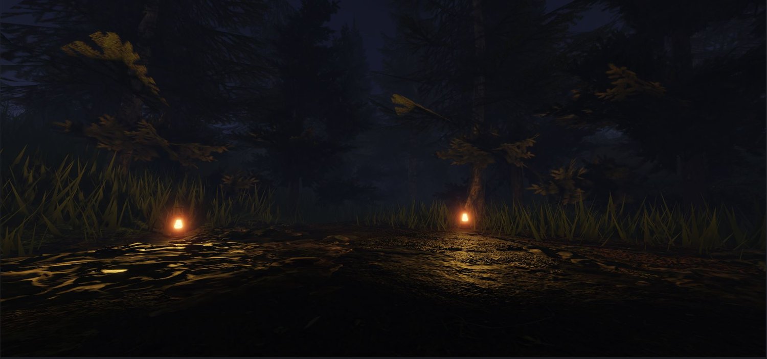FREE Forested Vignette Map – Roblox Background Environment