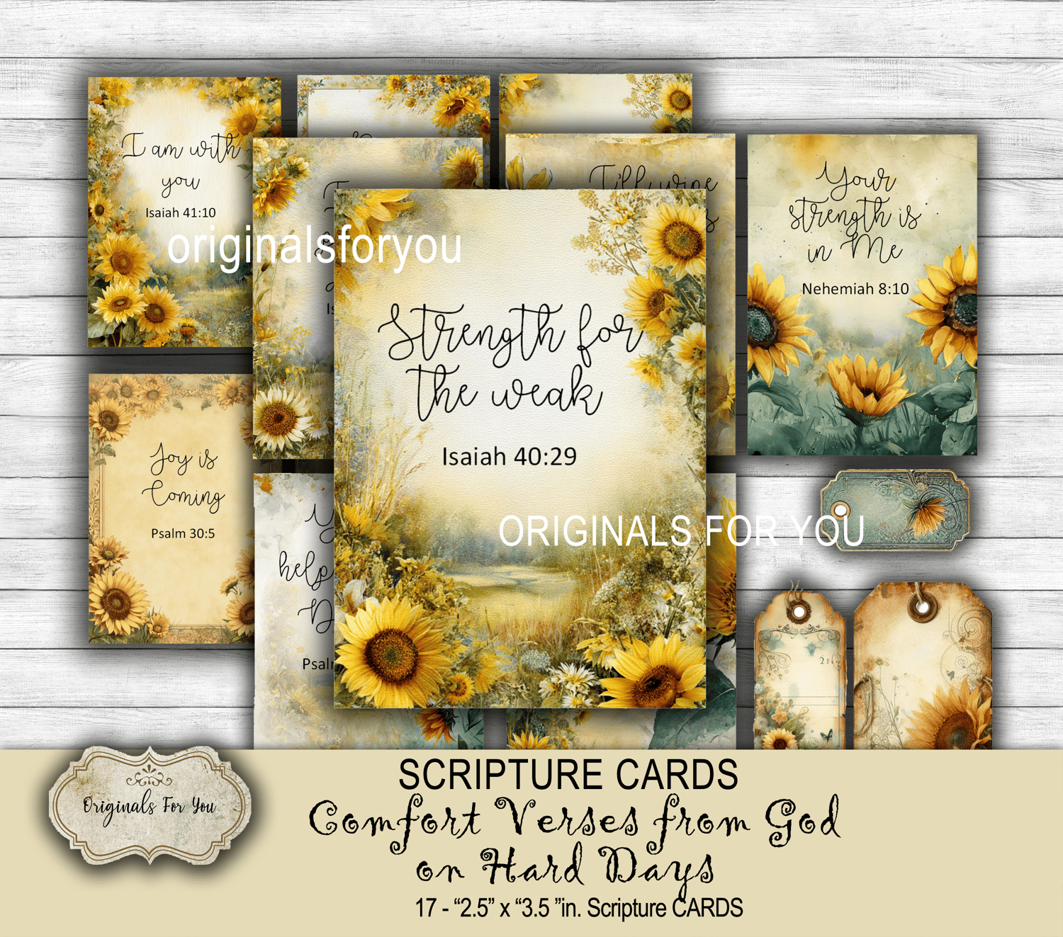 VICTORIAN Vintage Christian Printable Scripture CARDS, Junk Journal ...