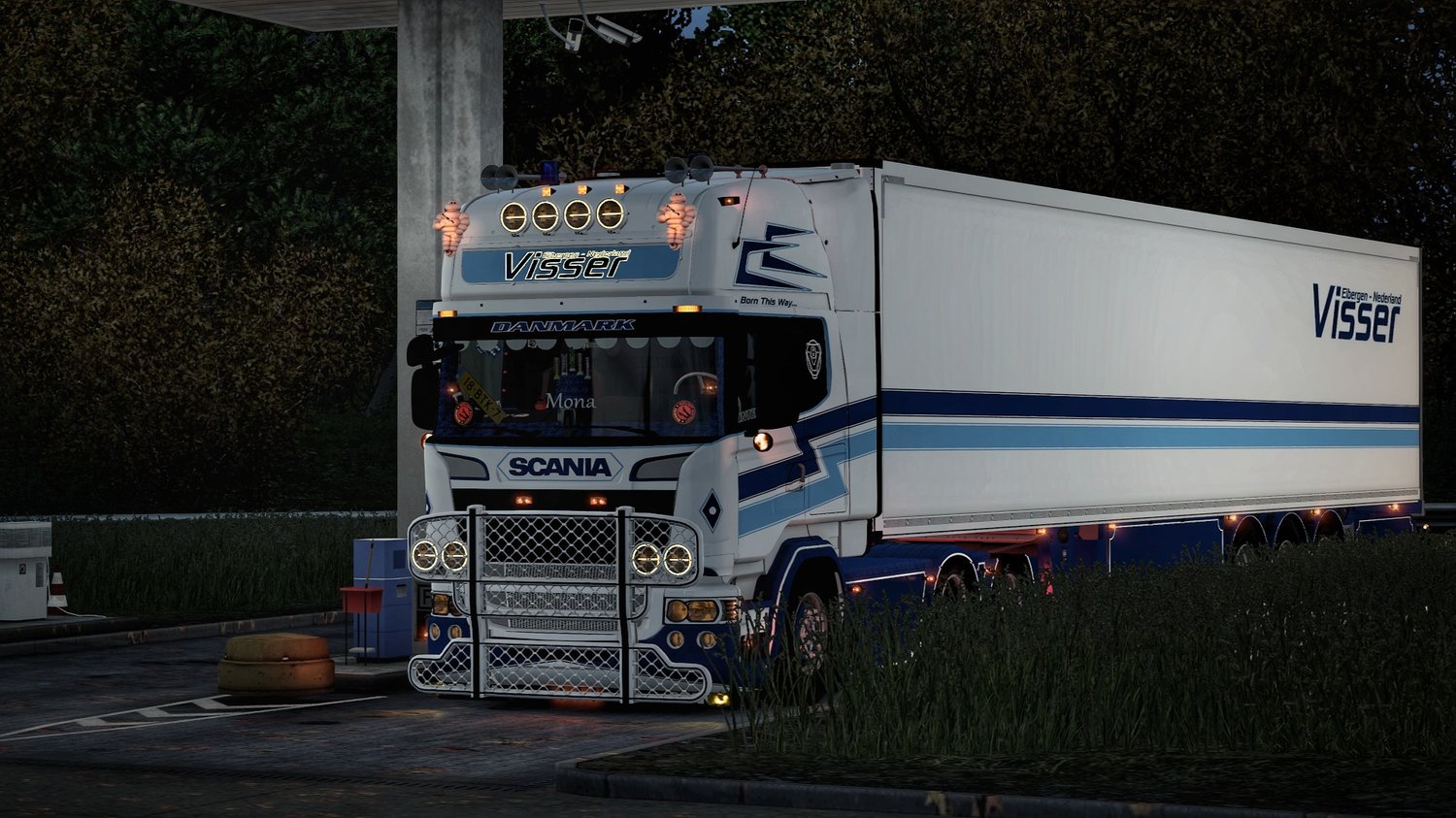 multicolor Danish Pride Skin for Scania PGR by JUseeTV - Payhip