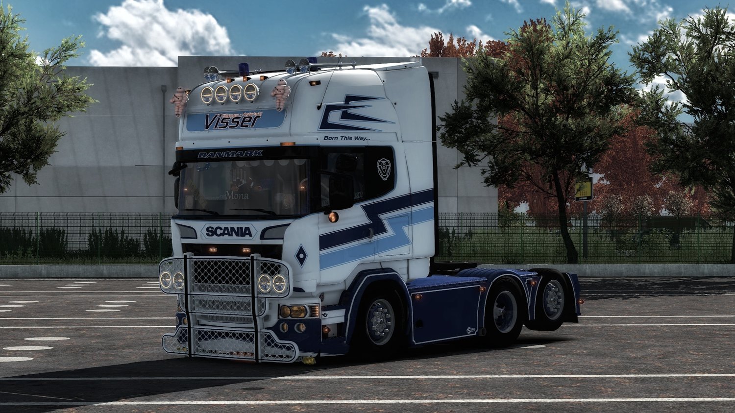 multicolor Danish Pride Skin for Scania PGR by JUseeTV - Payhip