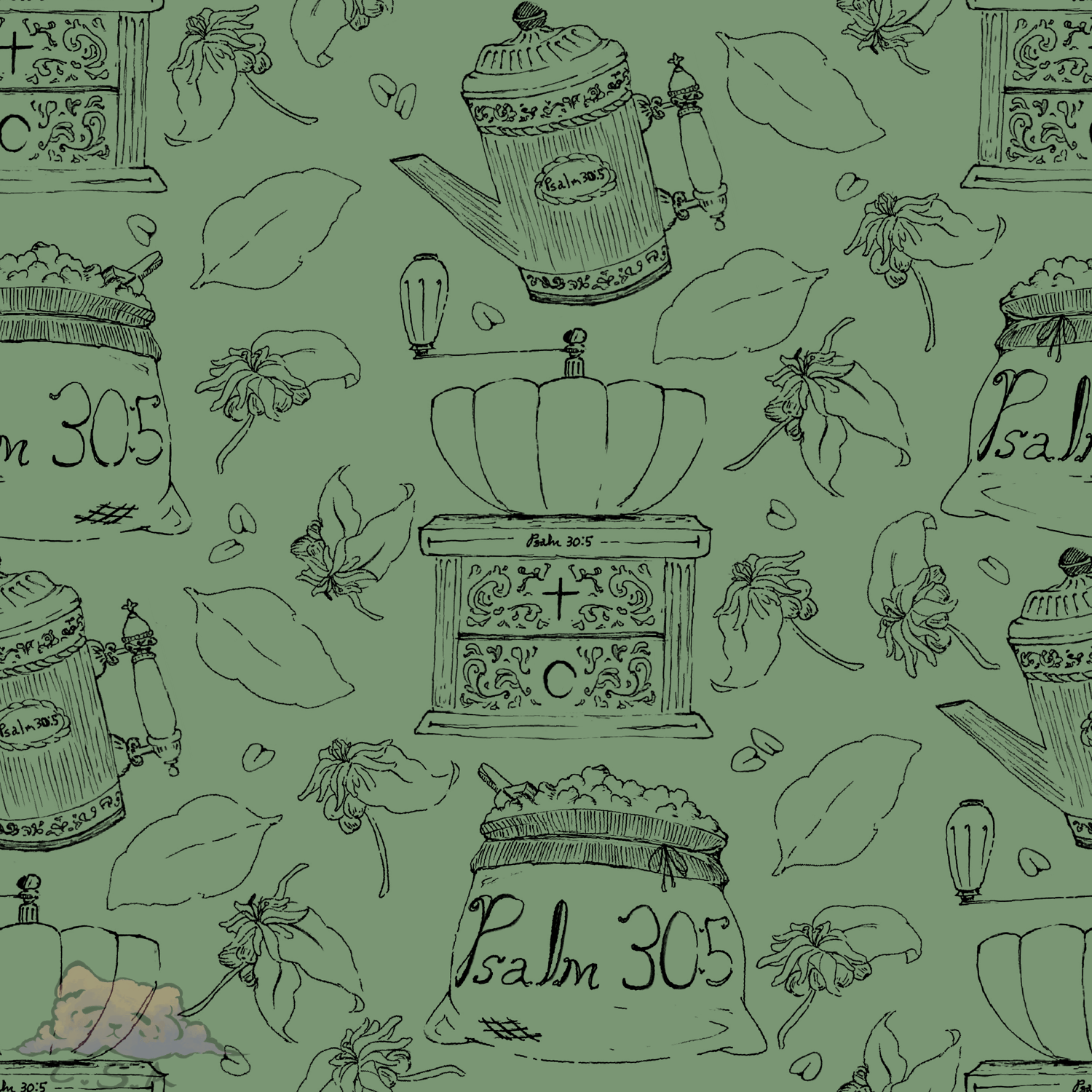 Morning Joy - Christian Seamless Repeat Pattern for Digital and Print ...