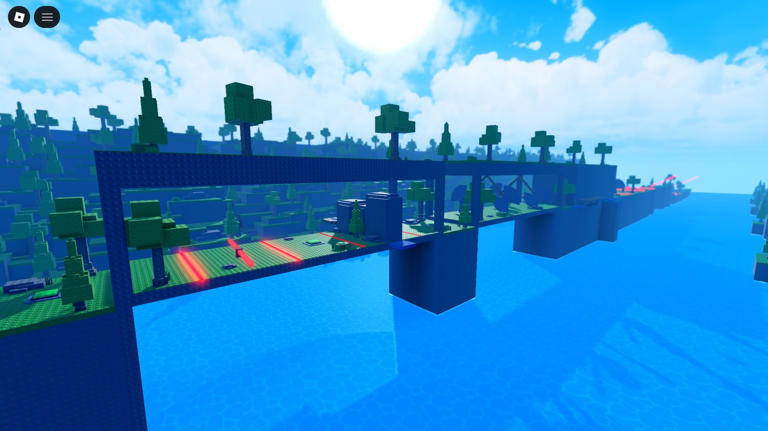 Two Obby Studs Map V1 – Roblox Low Poly Dual Obby Map
