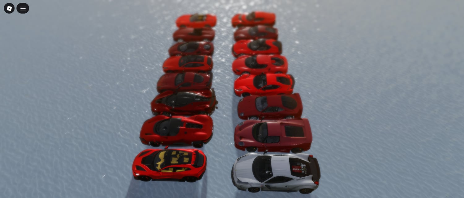 Ferrari 16-Car Pack for Roblox – Scripted Supercar Bundle
