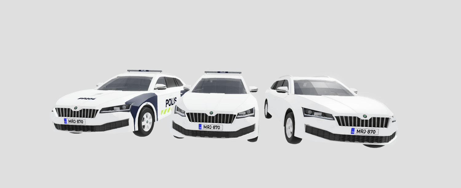 Roblox Police Cars Pack (Undercover car included)