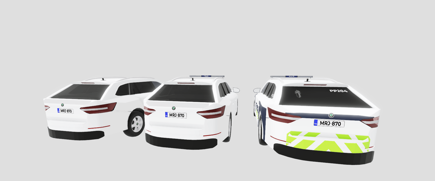 Roblox Police Cars Pack (Undercover car included)