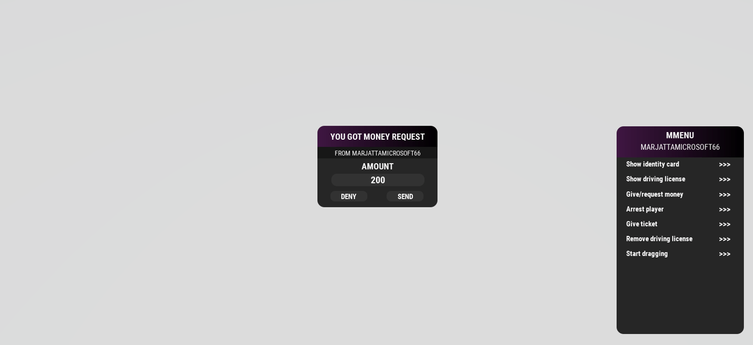 Roblox Identity & Menu Scripted System GUI