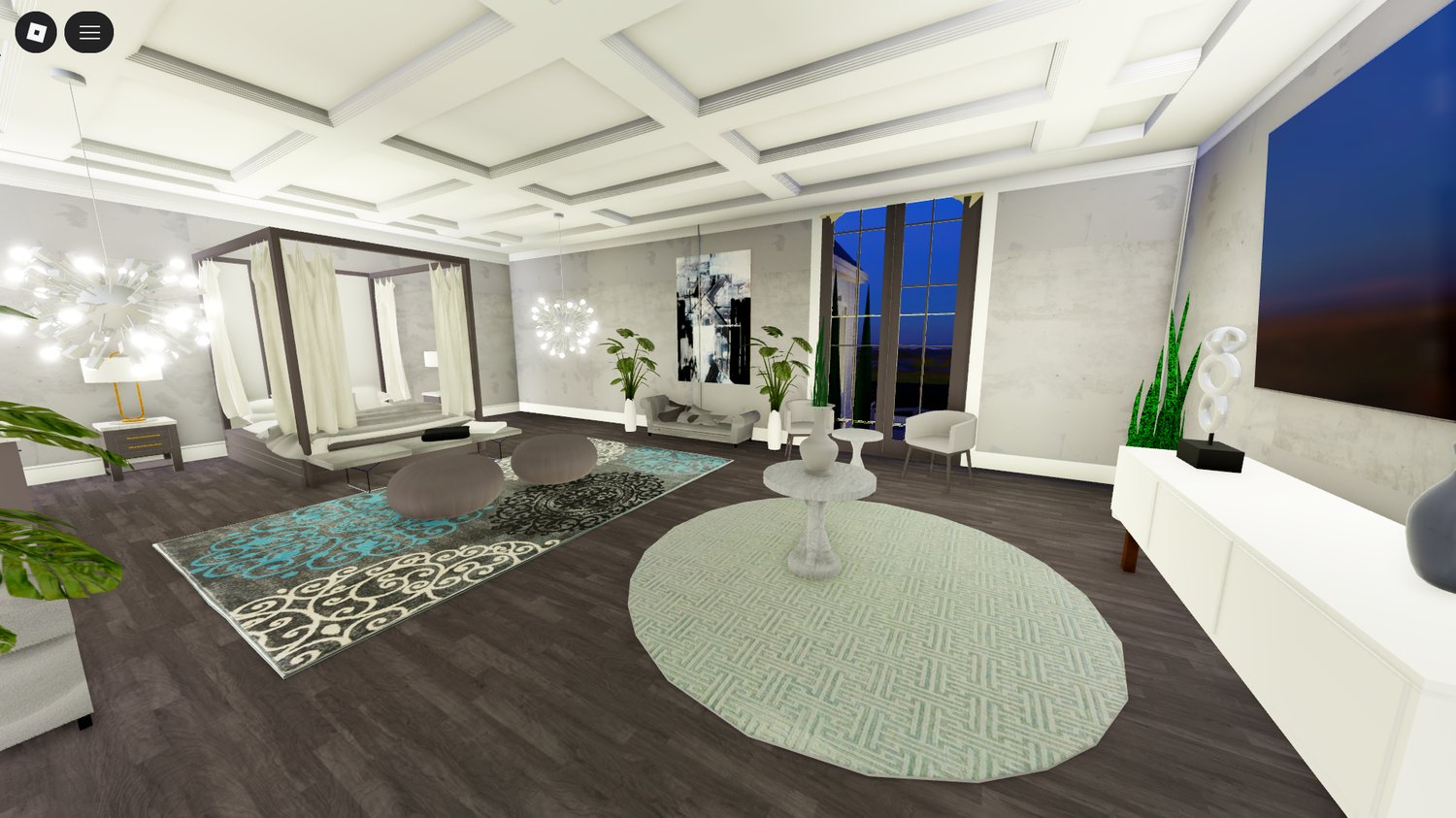 Mega Mansion Estate – Roblox Luxury Fully-Interior Mansion Build