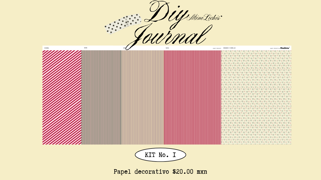 Kit No. 1 Papel Decorativo Minilichis - Payhip