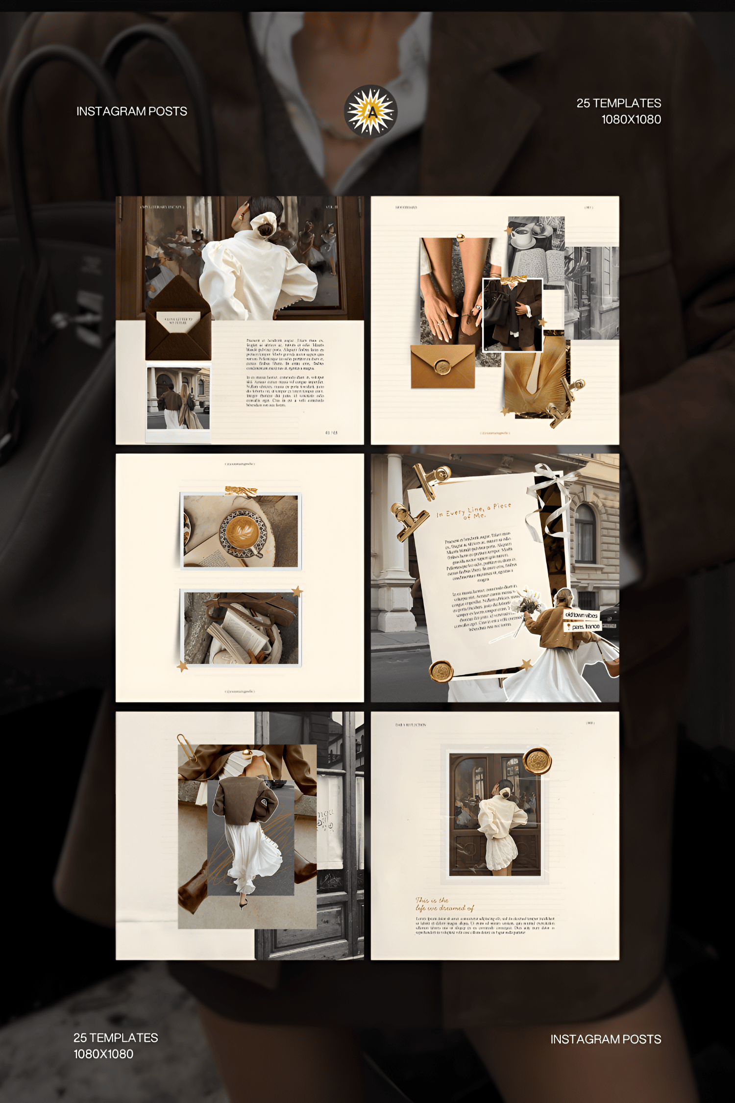 AMBER / Instagram Templates - Payhip