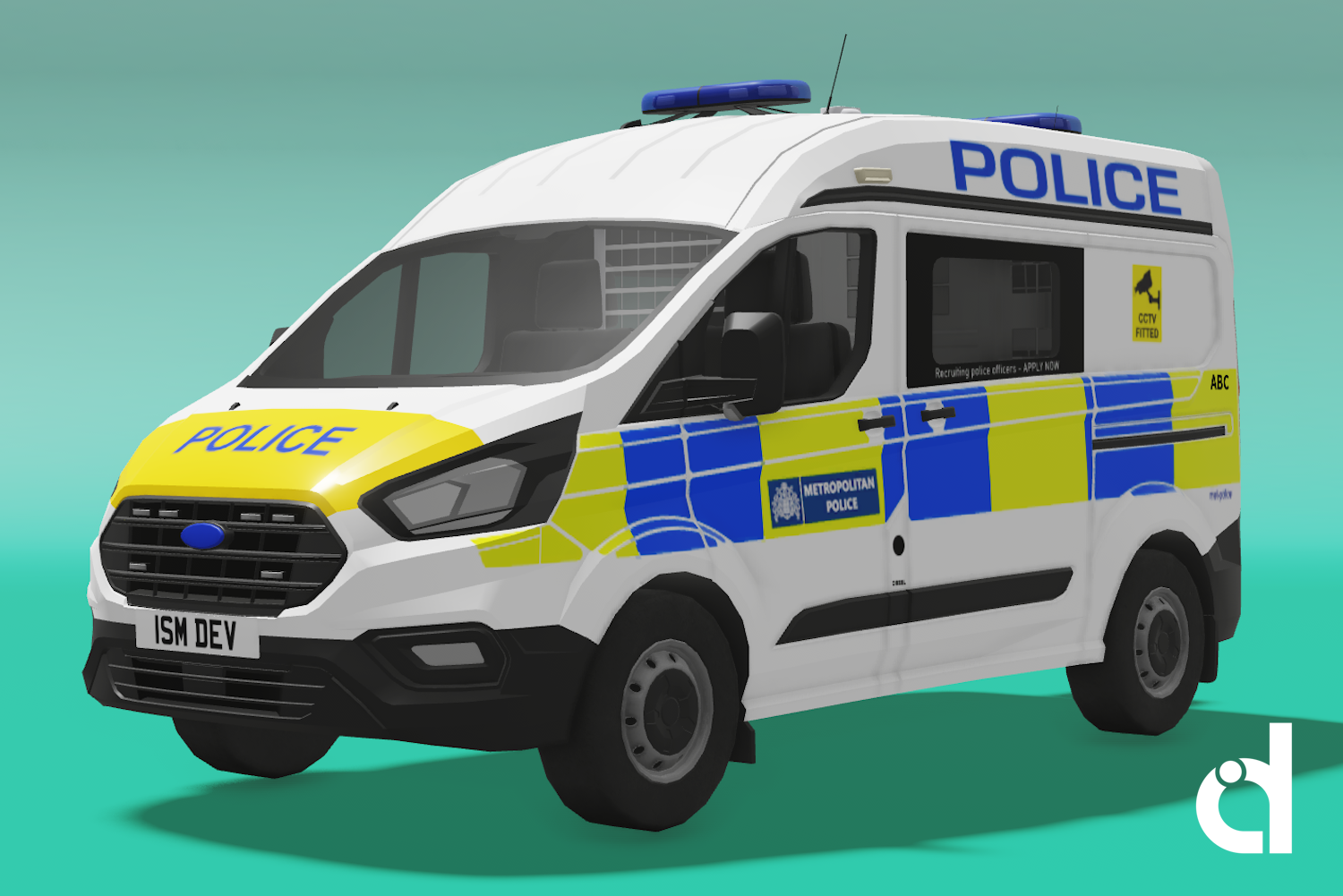 Met Police Ford Transit Cell Van