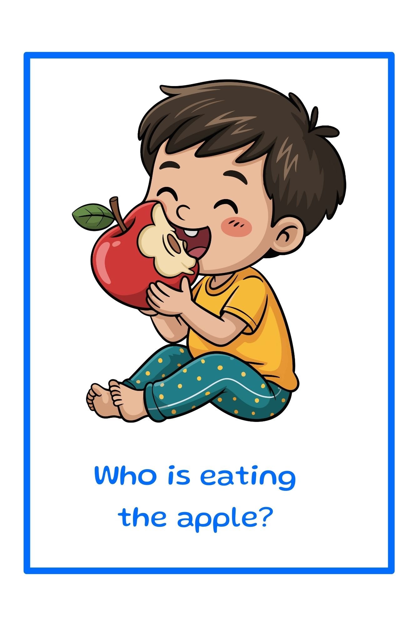 Flashcards: WH-Questions for Kids