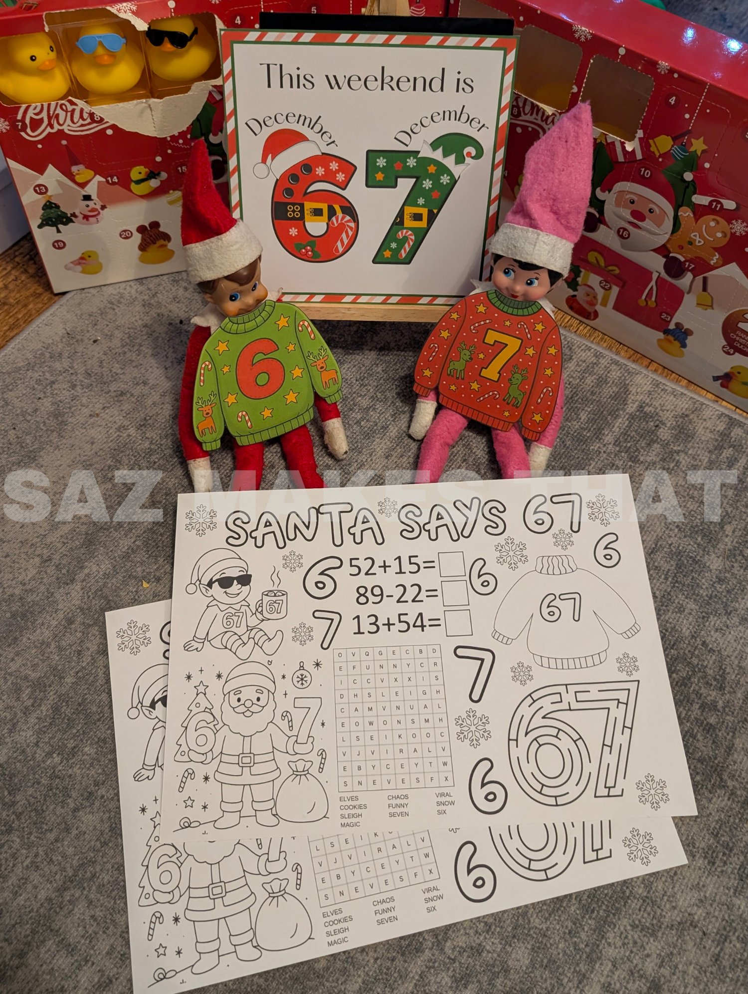 Santa says 67 printable bundle - Payhip