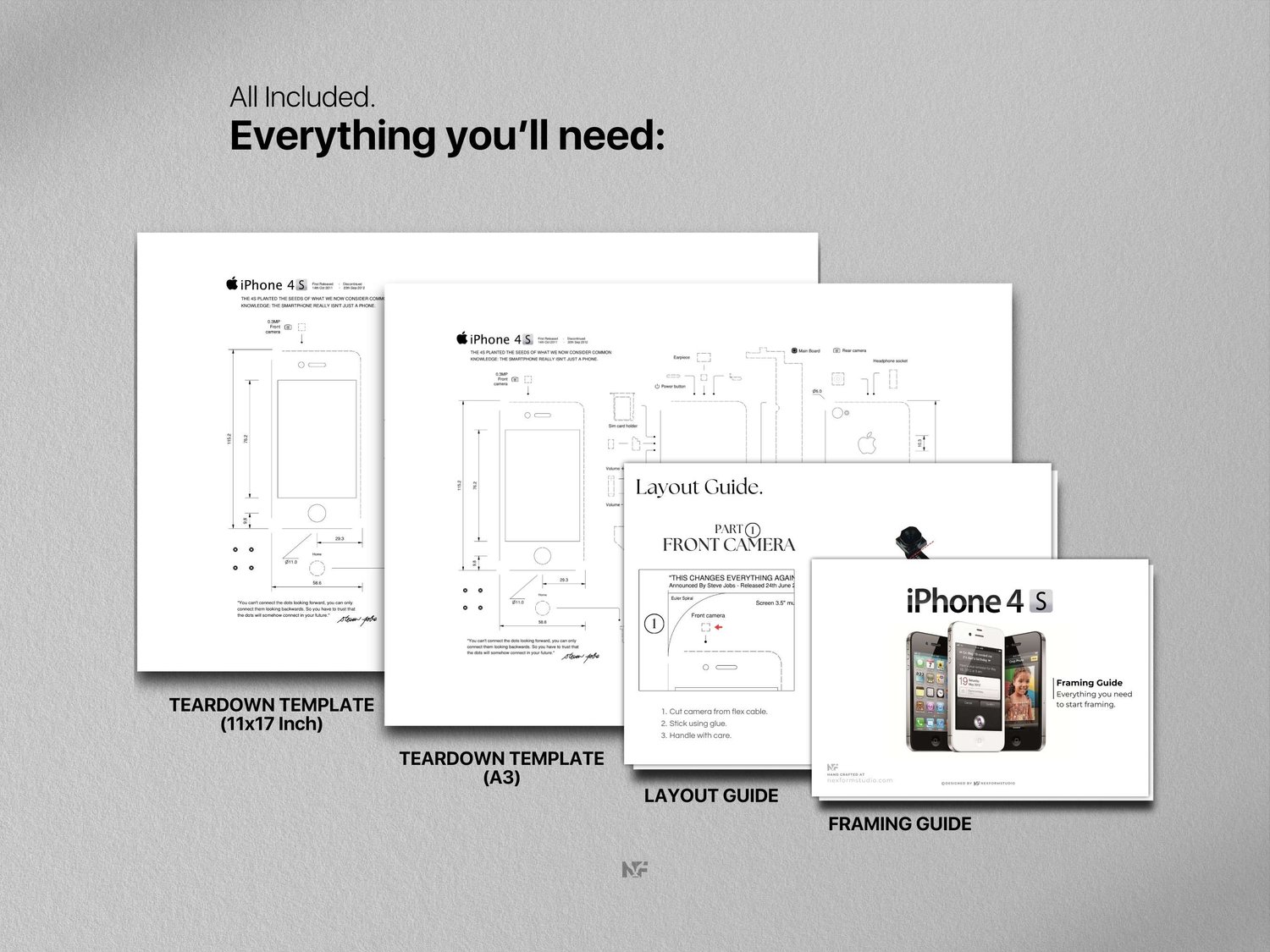iPhone 4S Teardown Template