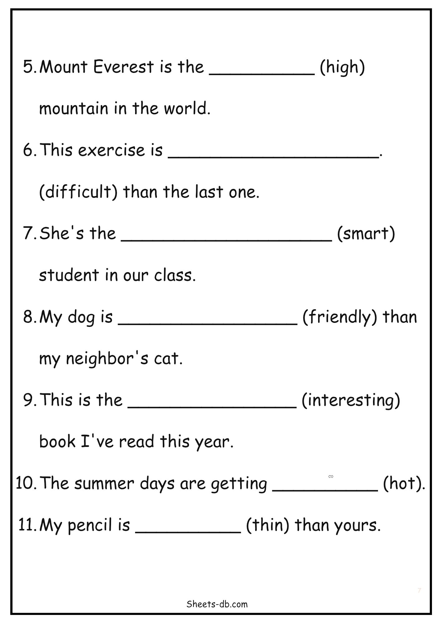 3rd Grade Grammar Booklet – Complete Grammar Practice - Payhip