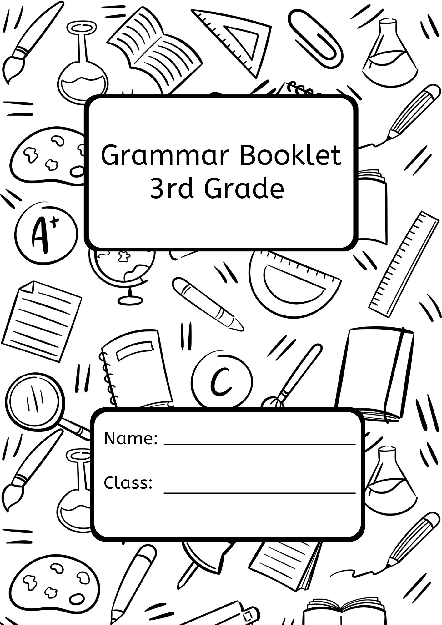 3rd Grade Grammar Booklet – Complete Grammar Practice - Payhip