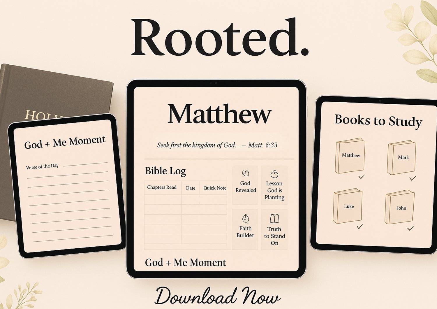 Ultimate Guided New Testament Bible Study Plan, Log & Reflection ...
