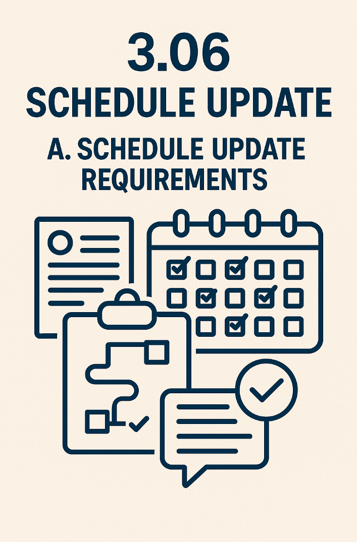 3.4 Project Schedule (Schedule Update (Monthly CPM))