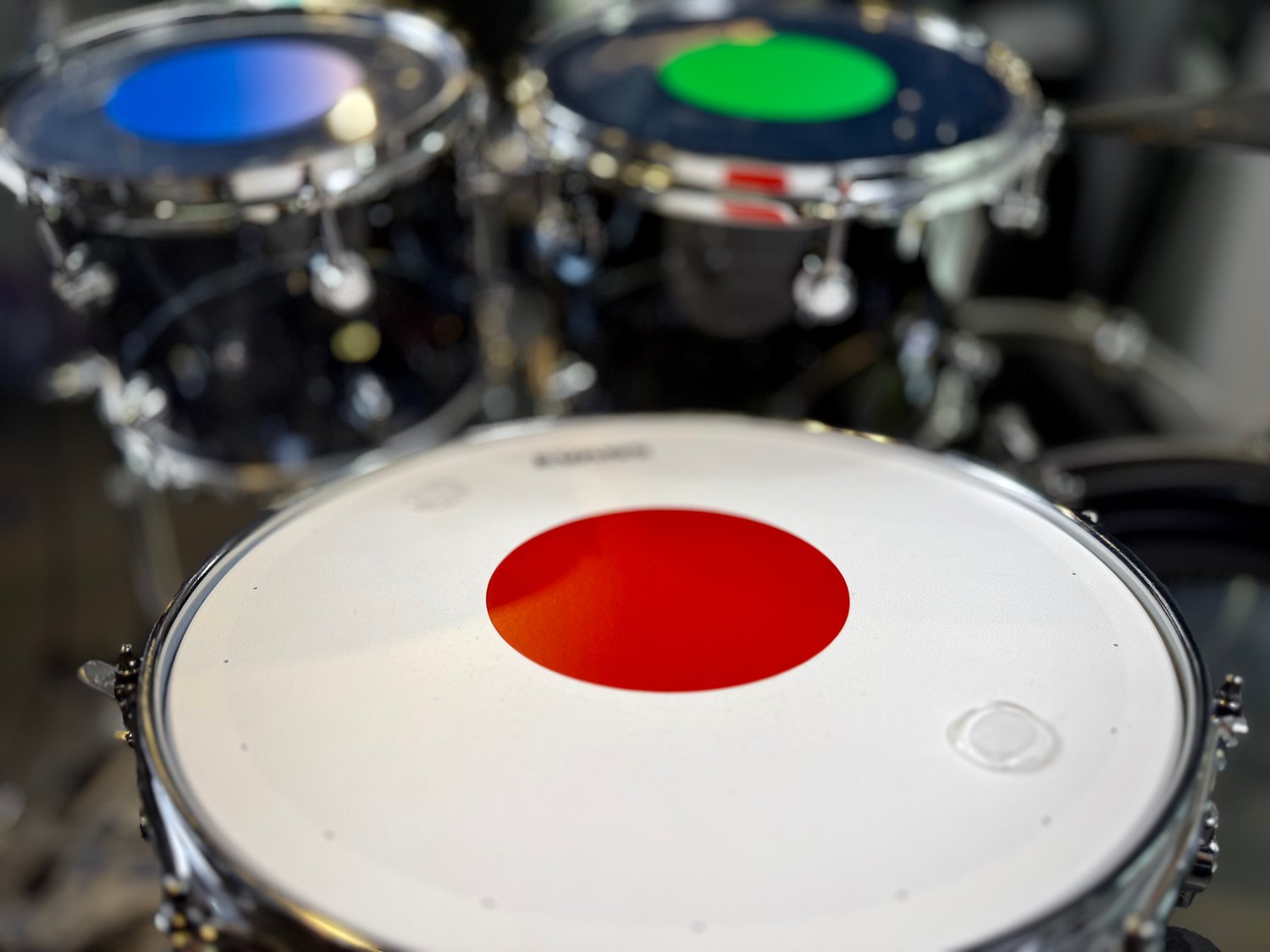 Color Coded Drum Learning Patches (5-Patch Set)
