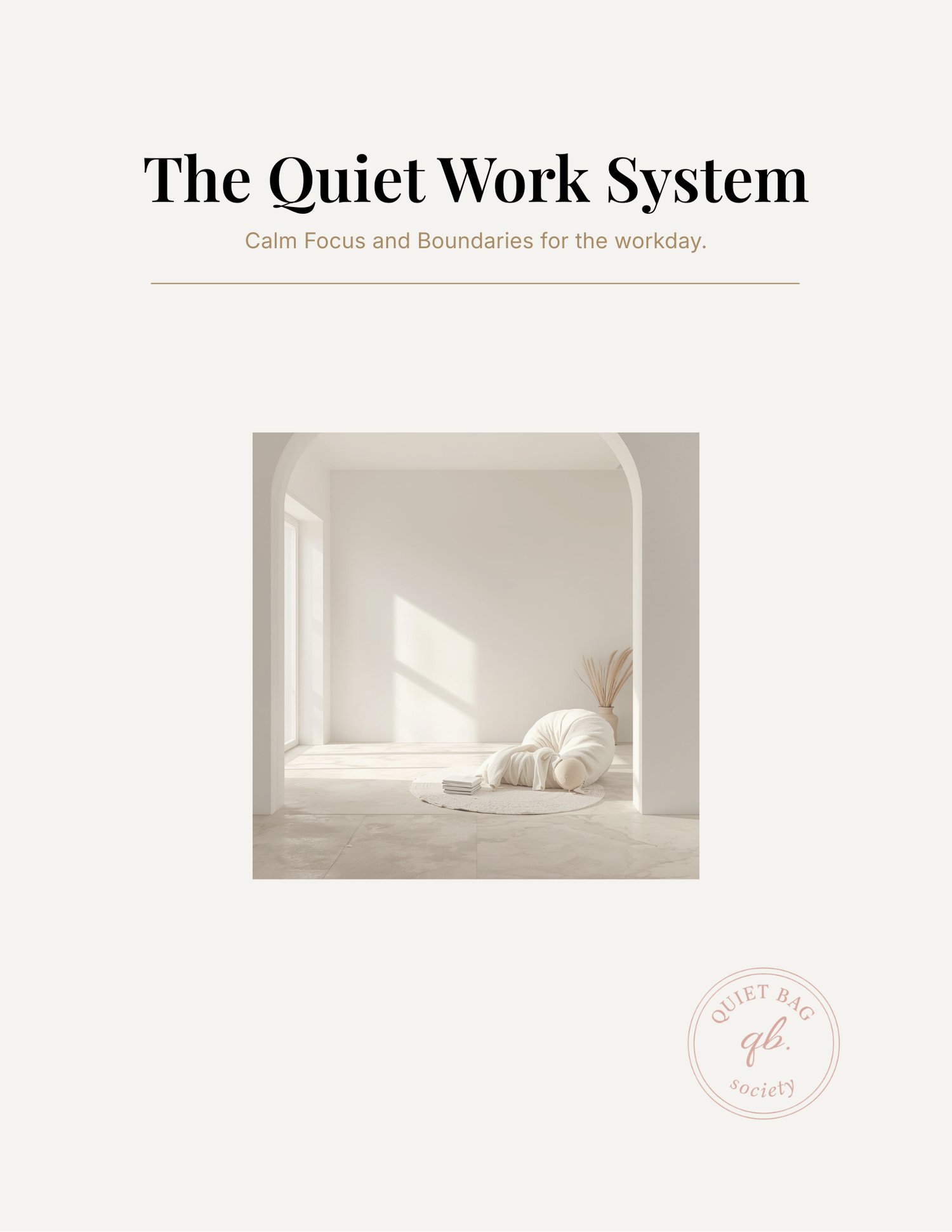 The Quiet Work System - Payhip
