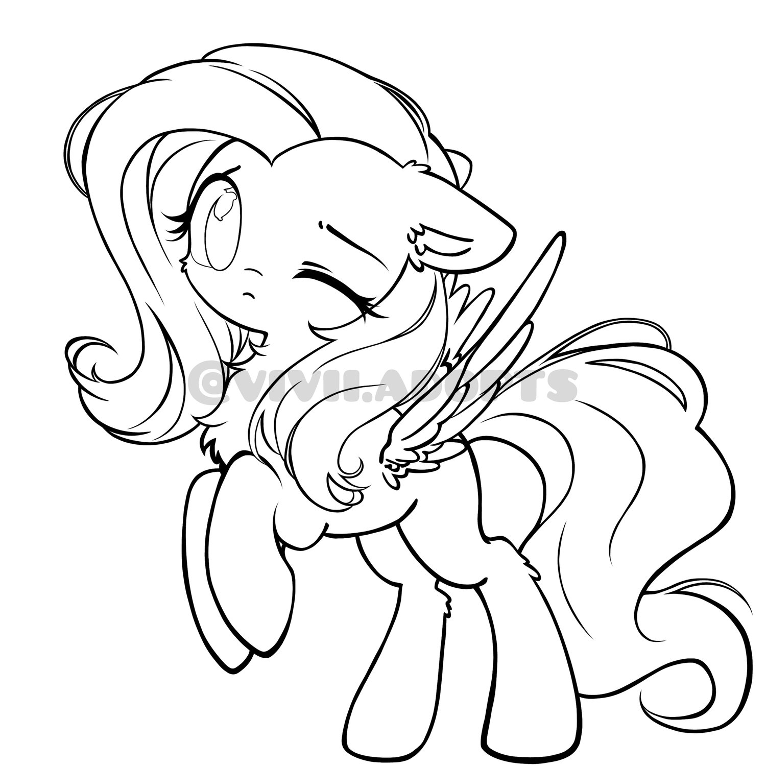 Pony Base Lineart (@vivii.adopts) - Payhip