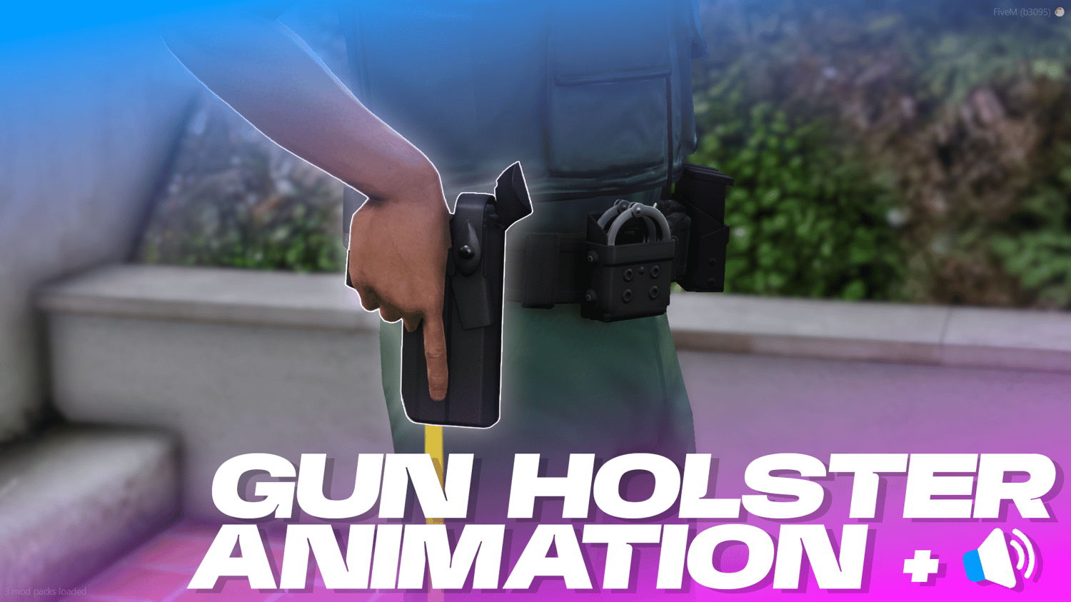 FiveM EUP Gun Holster Animation Script with Sounds
