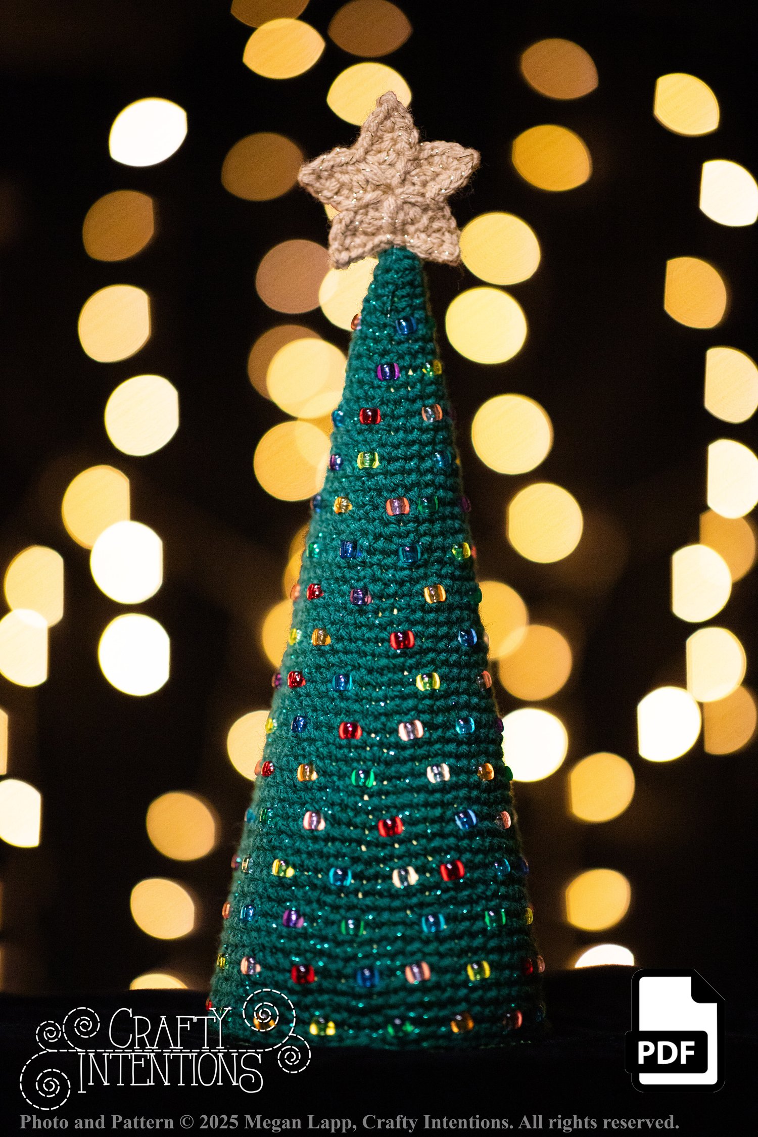 Beaded Christmas Trees Crochet Pattern by Crafty Intentions ...