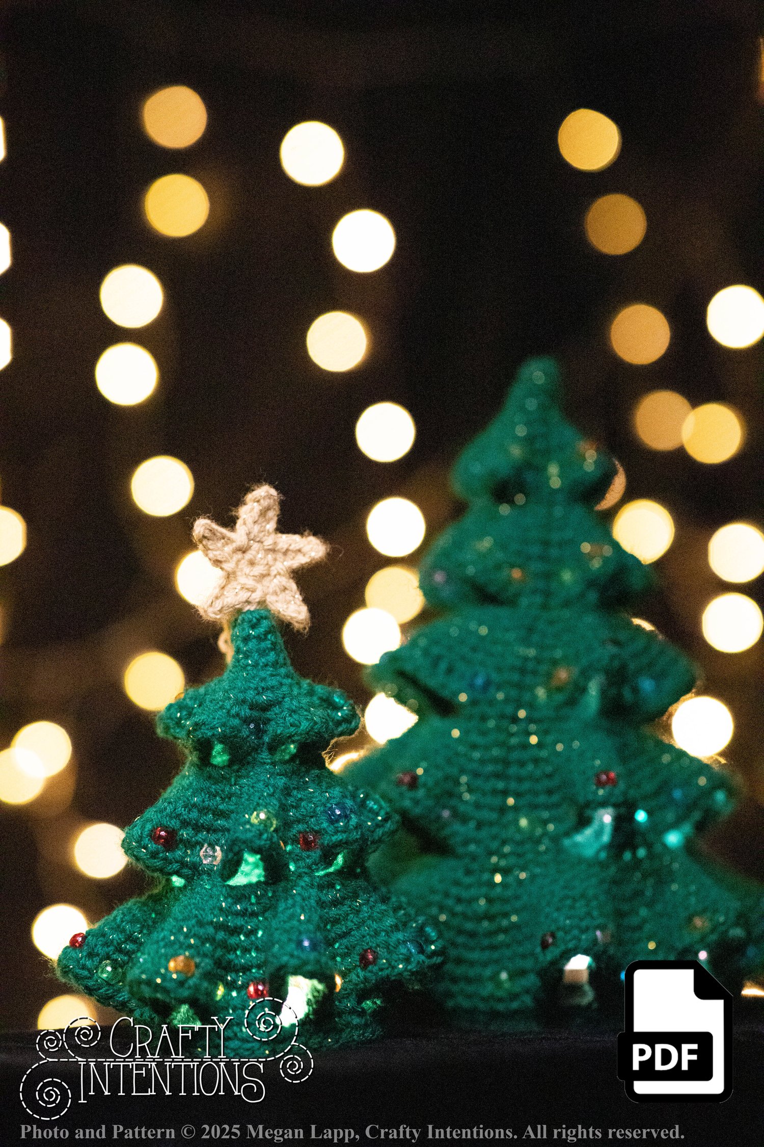 Beaded Christmas Trees Crochet Pattern by Crafty Intentions ...