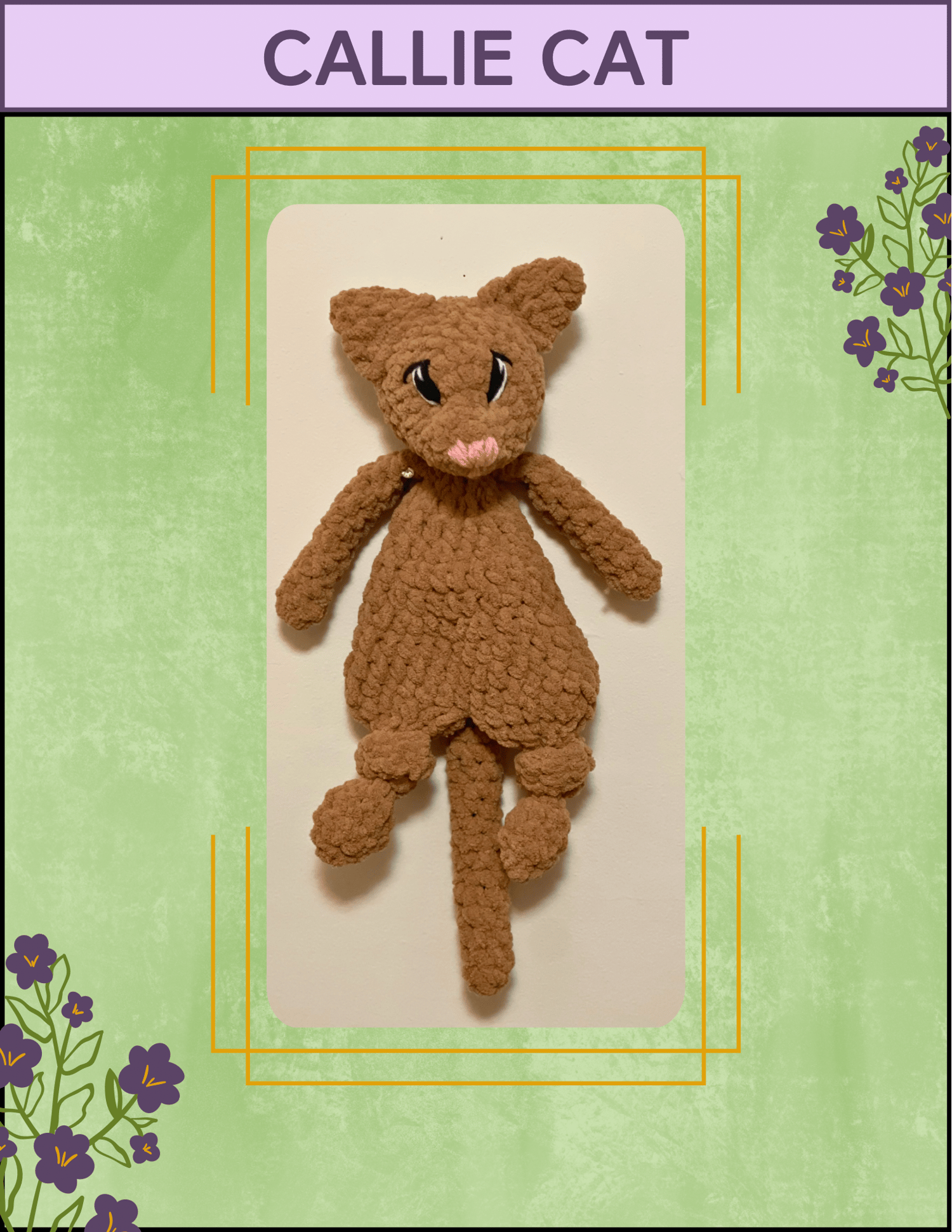 Hanmade Crochet: Callie Cat Snuggler Pattern - Payhip