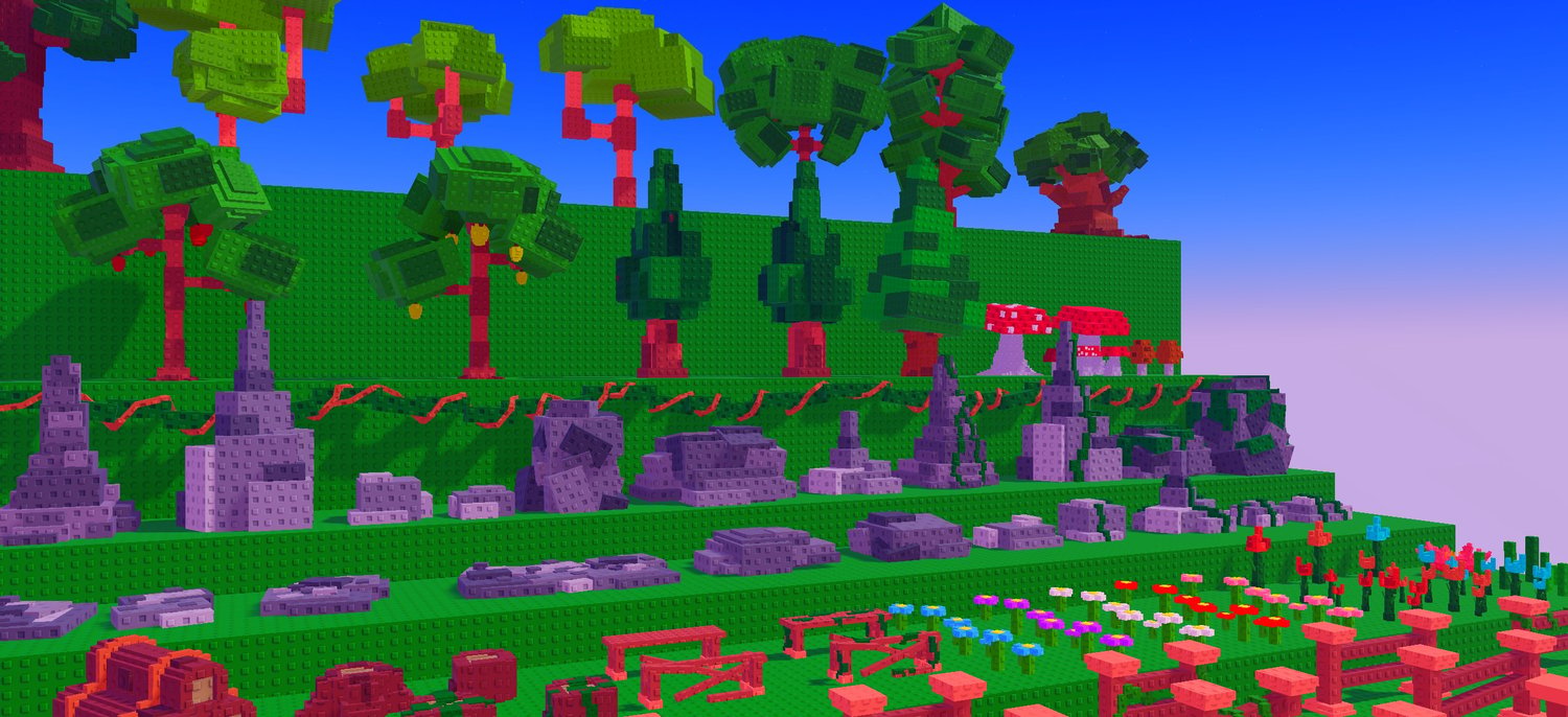 Large Roblox Studs Nature & Buildings Pack