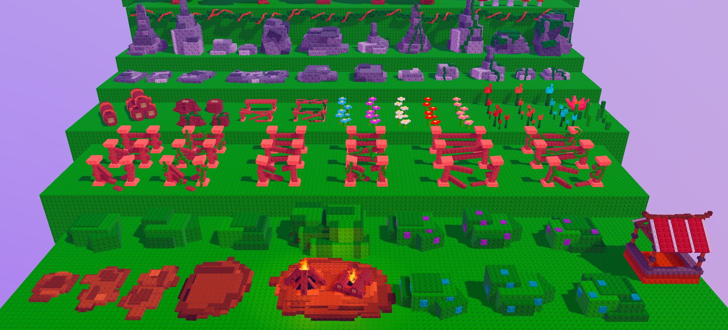Large Roblox Studs Nature & Buildings Pack