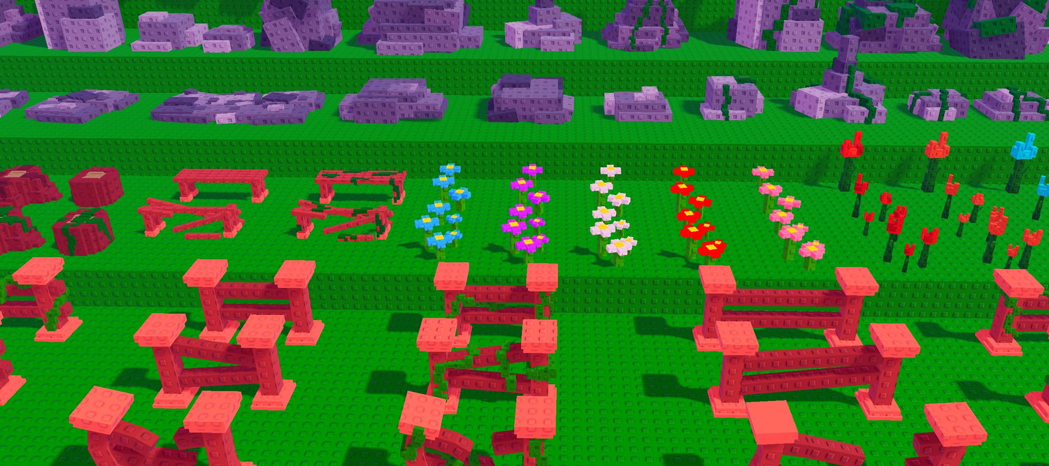 Large Roblox Studs Nature & Buildings Pack