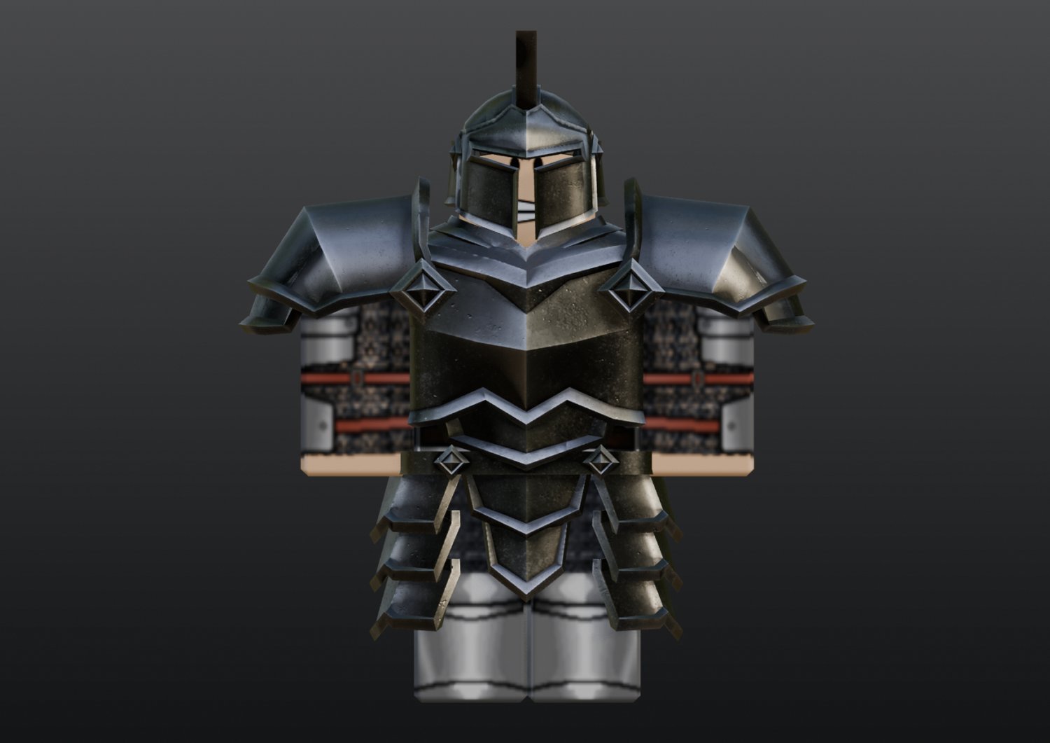 Roblox Elite Knight Armor Model Set – Medieval Steel Plate Gear