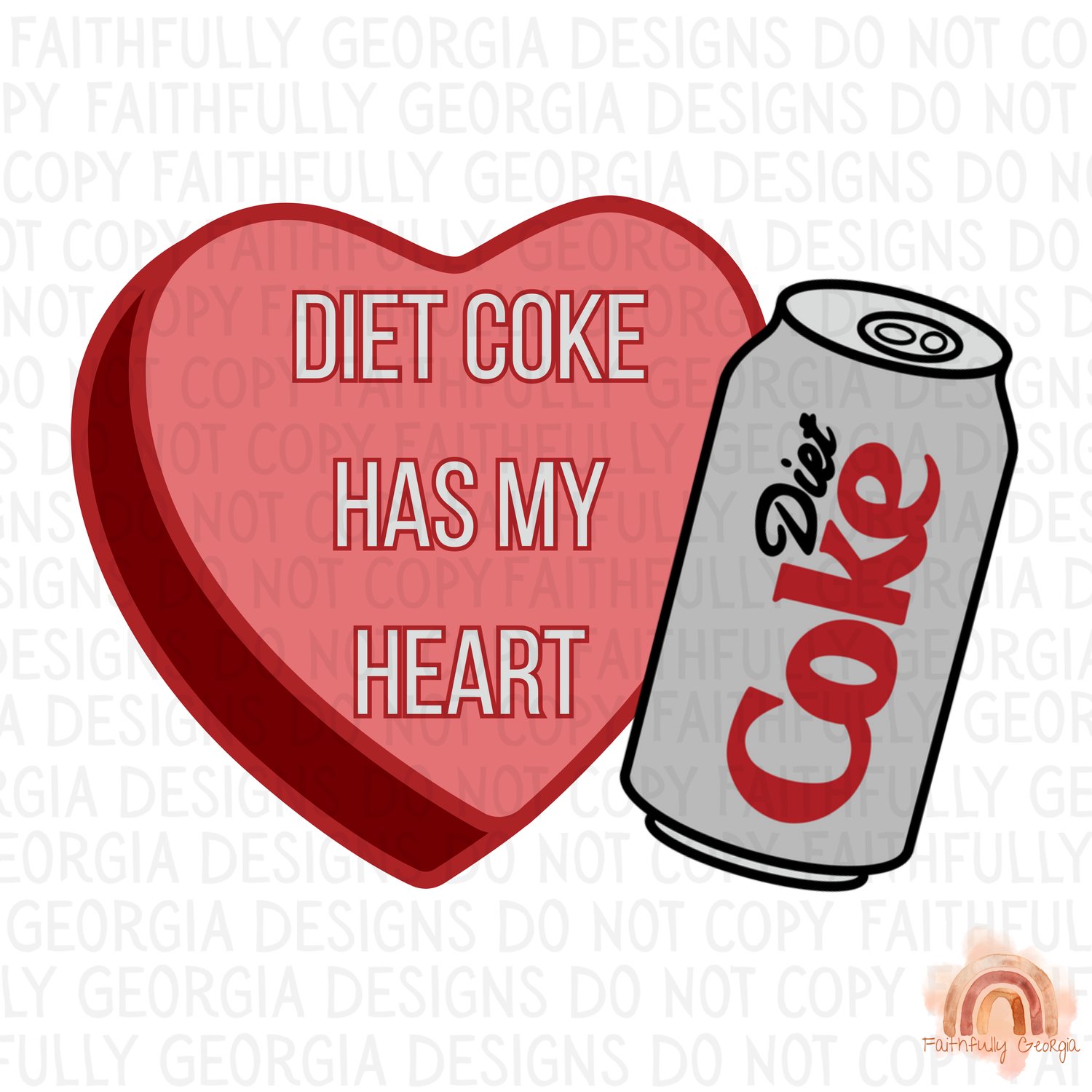 Diet Coke Conversation Heart - Payhip