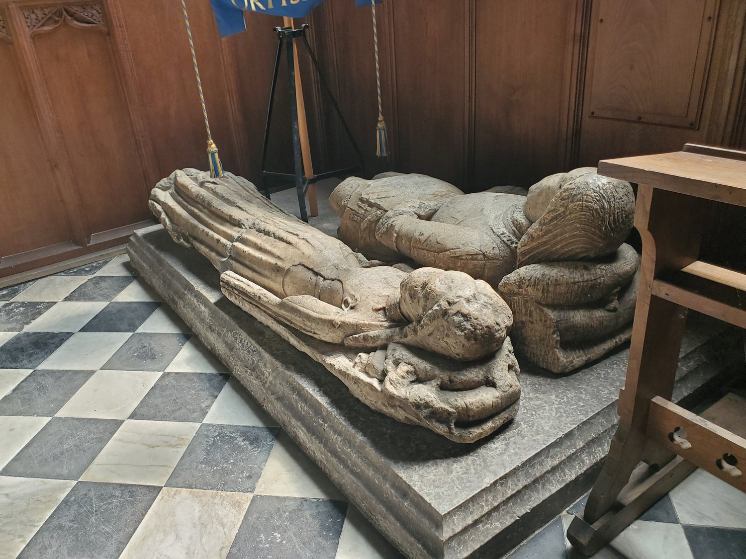 The Stanley Family Vault: Burscough Priory Bell, Earl of Derby Effigies ...