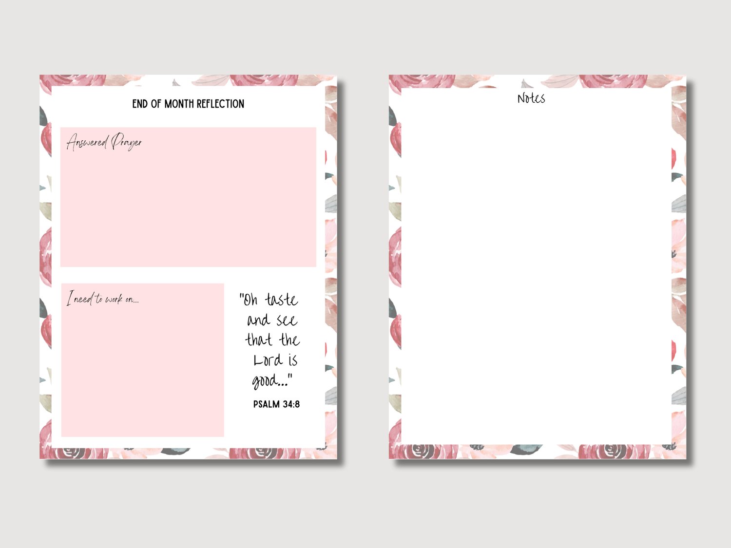12-Month Undated Planner (Pink) - Payhip