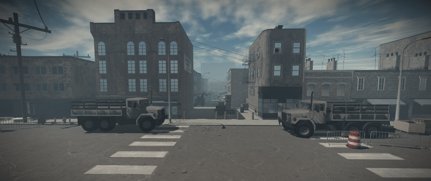 Large Realistic Roblox Post-Apocalyptic Urban Map Environment