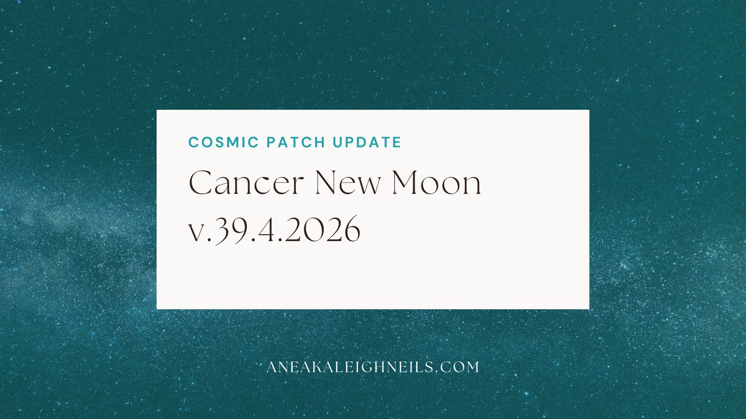 Cancer Full Moon Performance Updates and Bug Fixes!