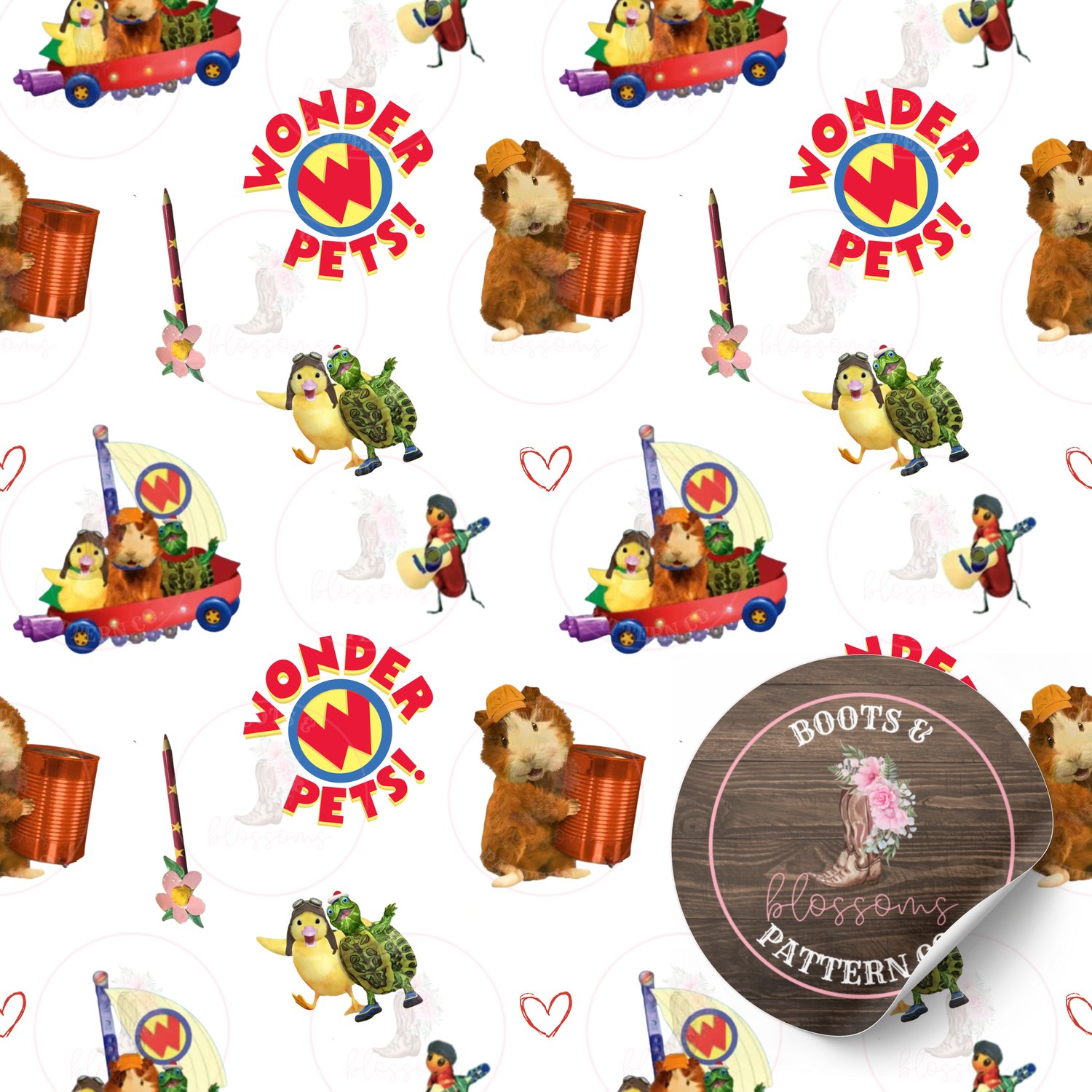 Wonder Pets Seamless Pattern - Payhip
