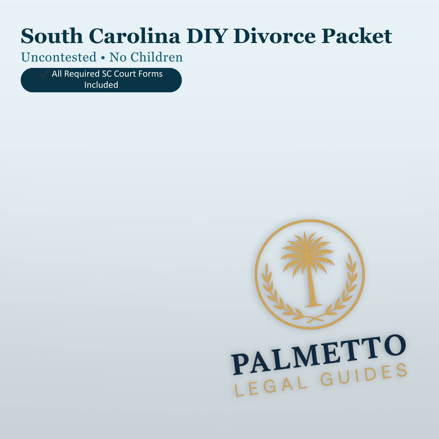 DIY Uncontested Divorce Packet — South Carolina (No Children) - Payhip