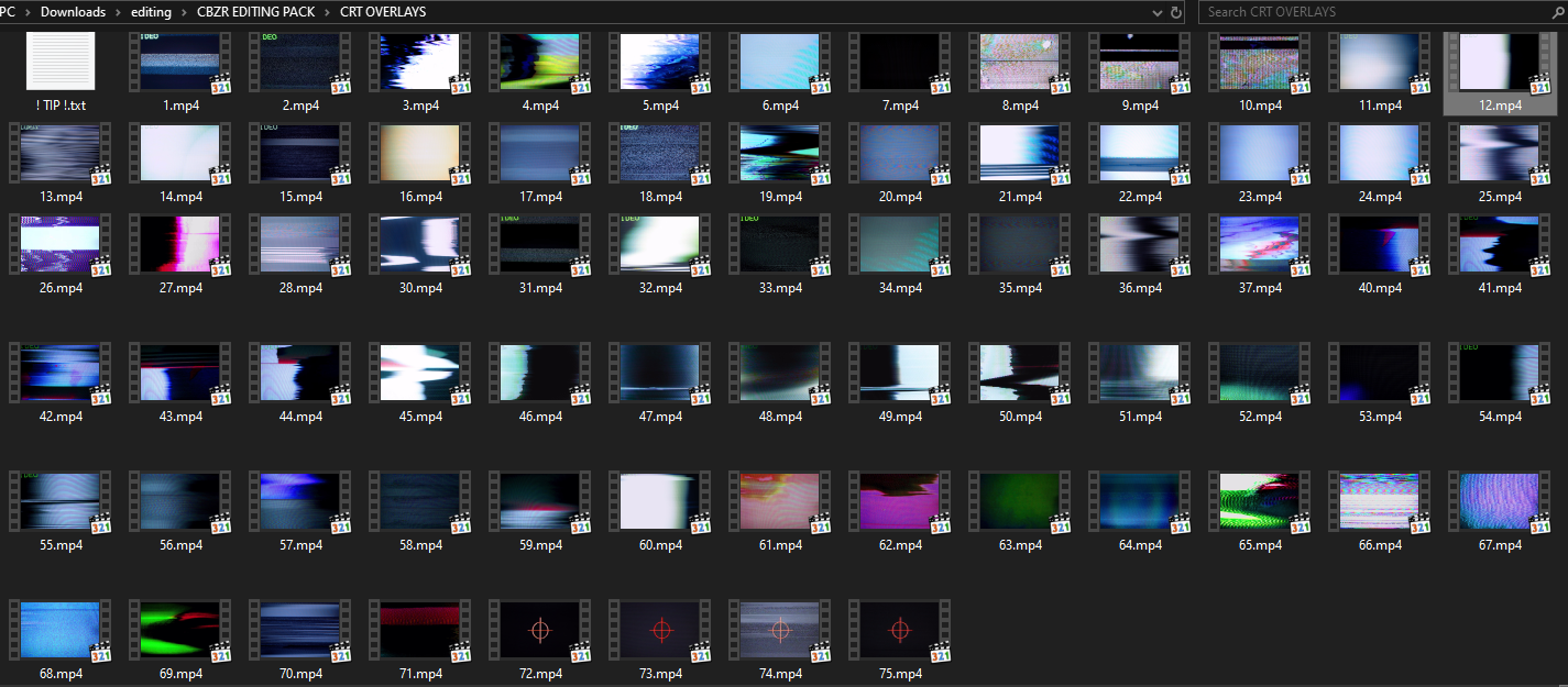 CRT Overlay Pack