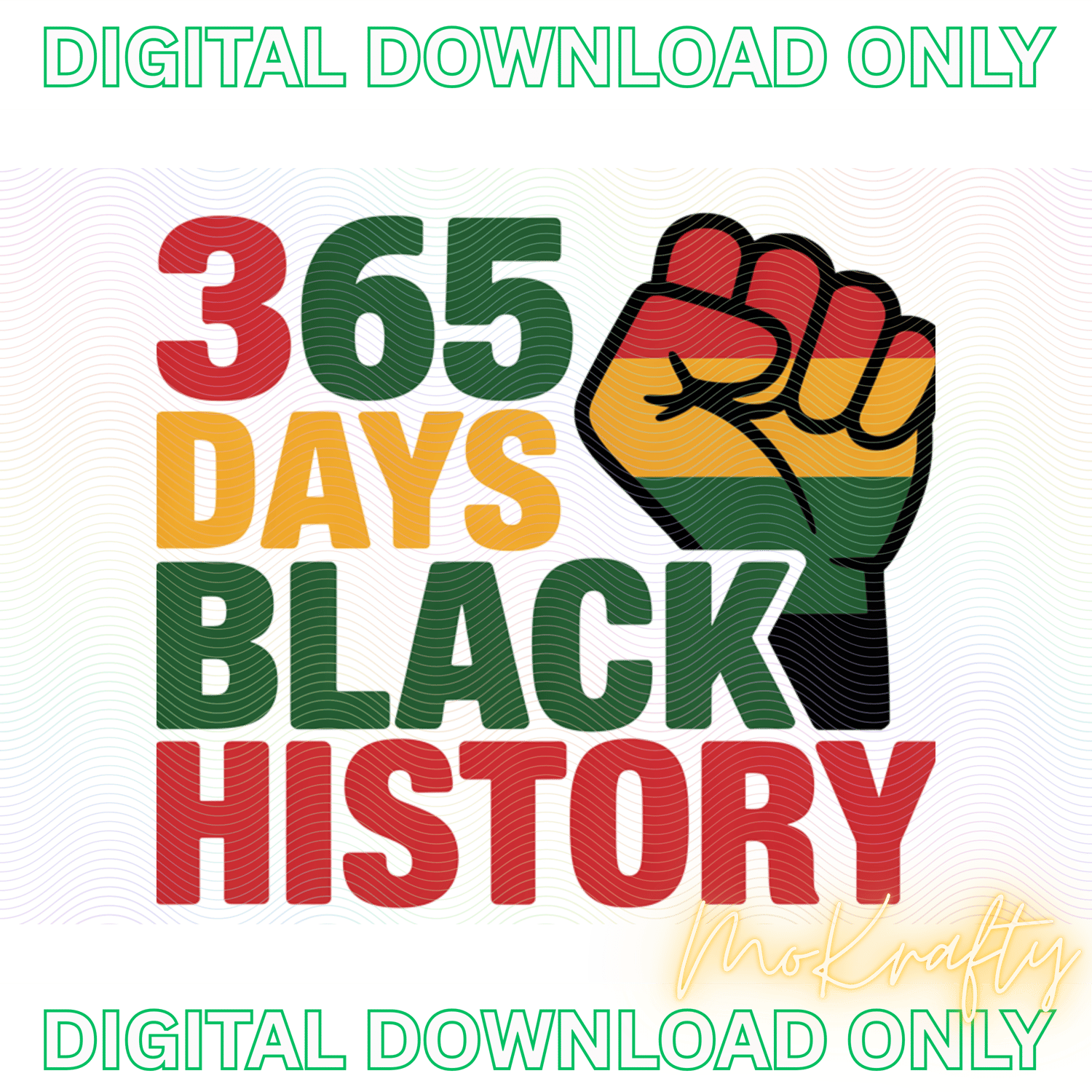 8-Piece BHM PNG Bundle - Black Excellence & Empowerment Graphics - Payhip