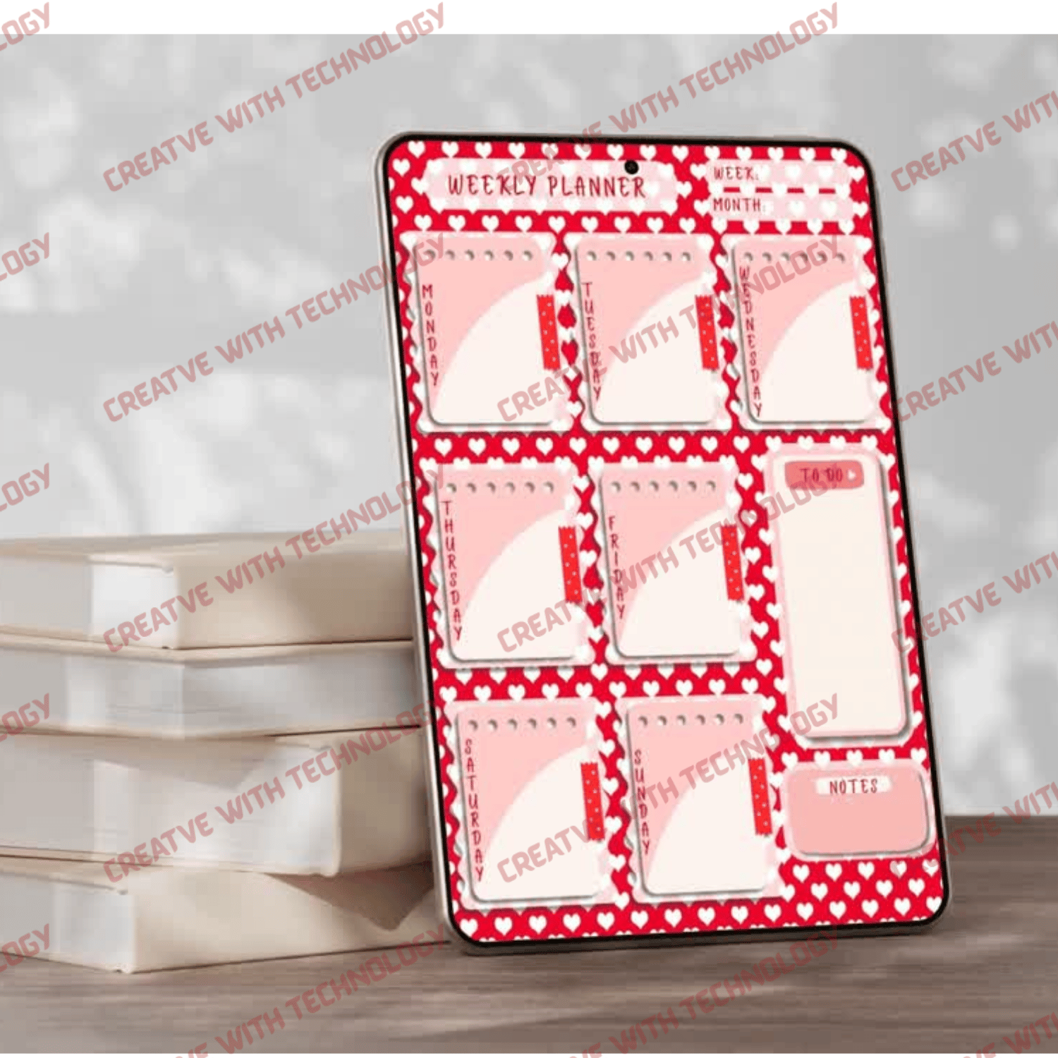 Heart Weekly Planner – Free Printable - Payhip