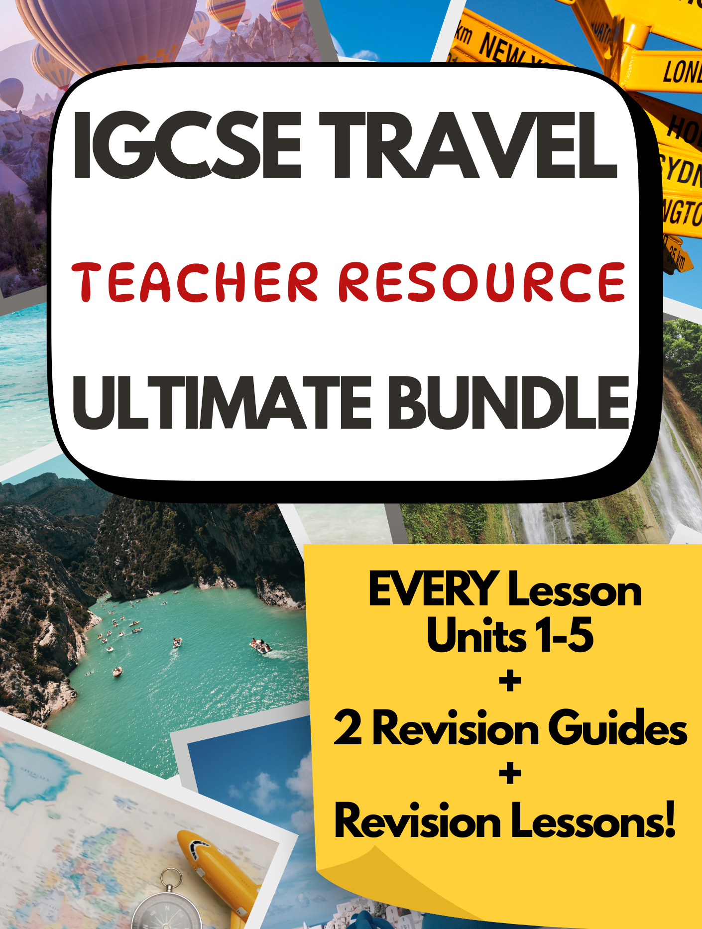 iGCSE Travel and Tourism Resources | PDF Revision Guides