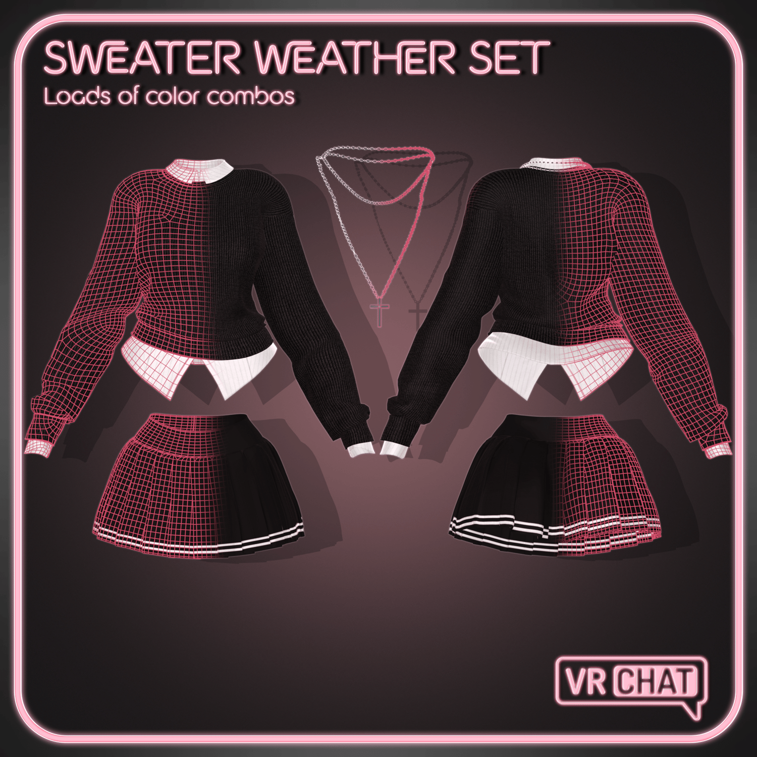 "Sweater Weather" — Clothing Set for VRChat
