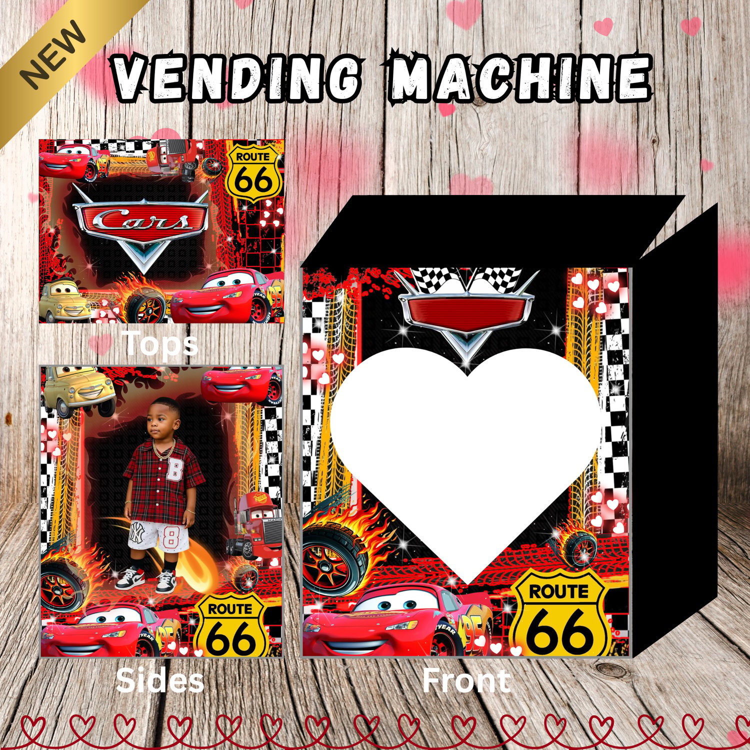 CARS VENDING MACHINE | 12×16 in | EDITABLE - Payhip