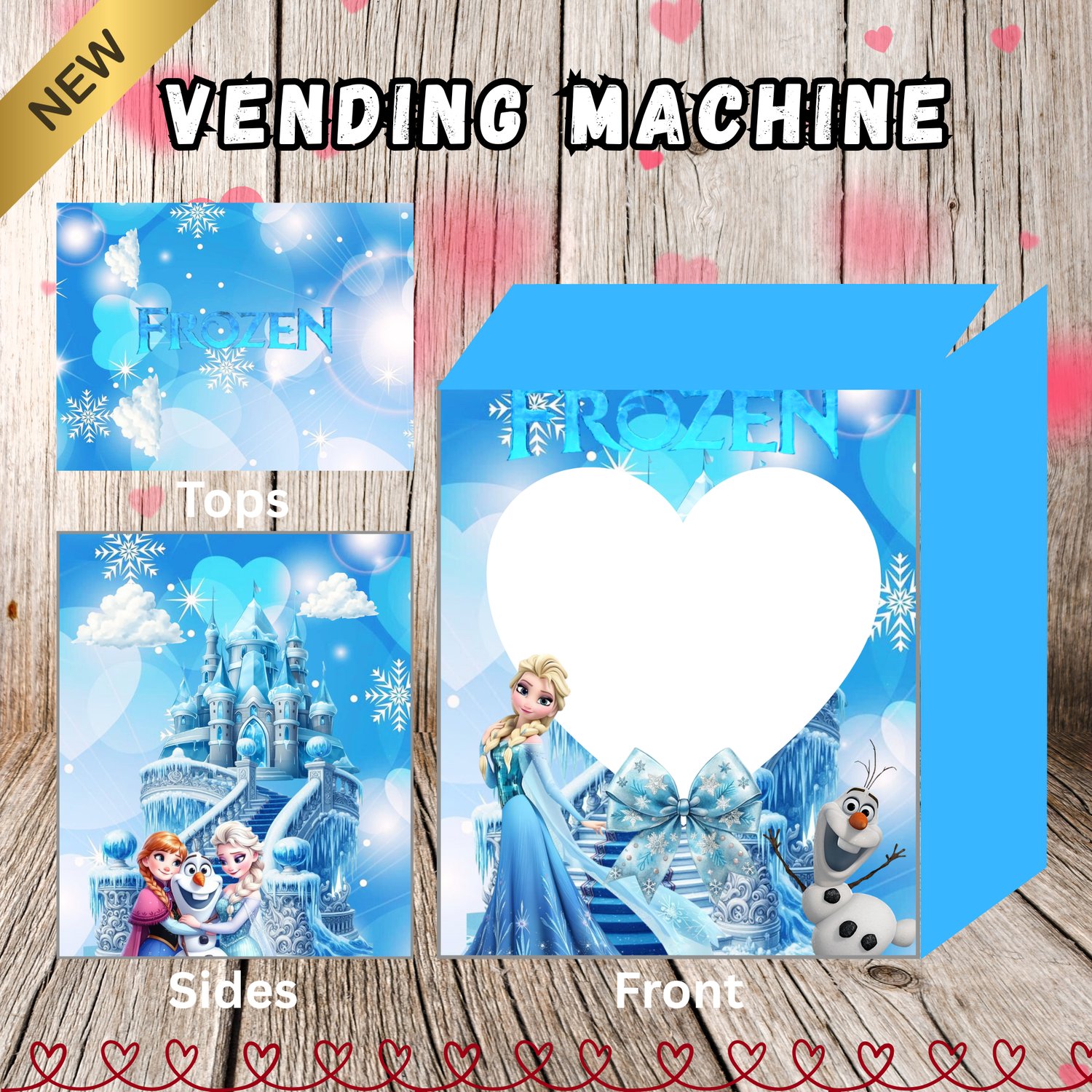 CHARACTER VENDING MACHINE BUNDLE | EDITABLE | 12×16 IN - Payhip