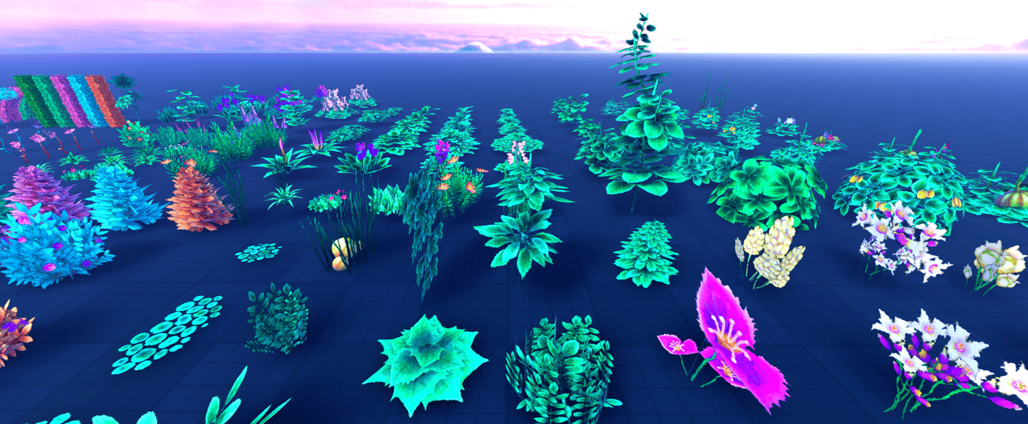 [HUGE] Stylized Roblox Flowers & Bushes Nature Assets Pack