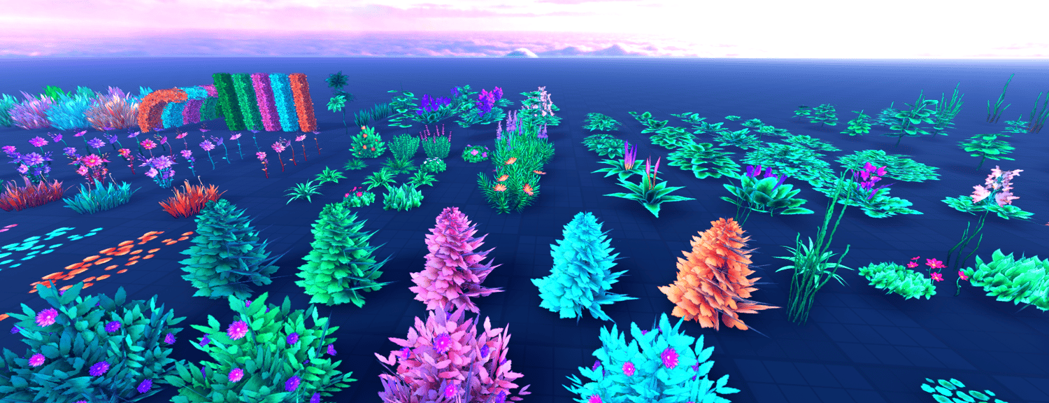 [HUGE] Stylized Roblox Flowers & Bushes Nature Assets Pack